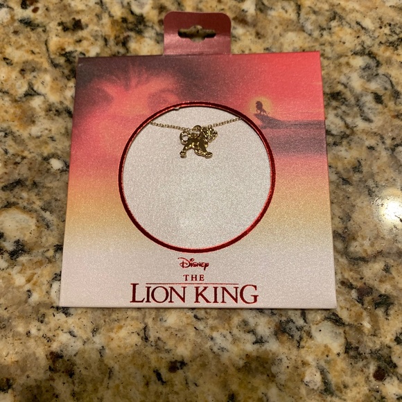 Disney | Jewelry | Disney Nwt The Lion King Simba Gold Necklace | Poshmark